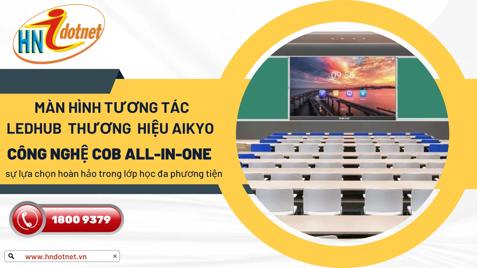 HN Dotnet:18009379 | Màn Hình Tương Tác LEDHUB Công Nghệ COB All-In-One